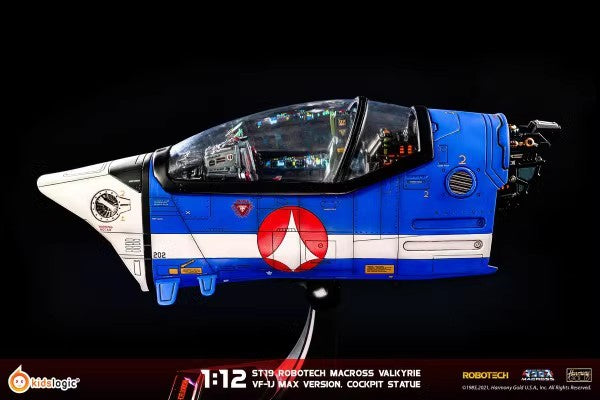 Kids Logic Robotech Macross Valkyrie ST19 Max Version Blue Cockpit Sta ...