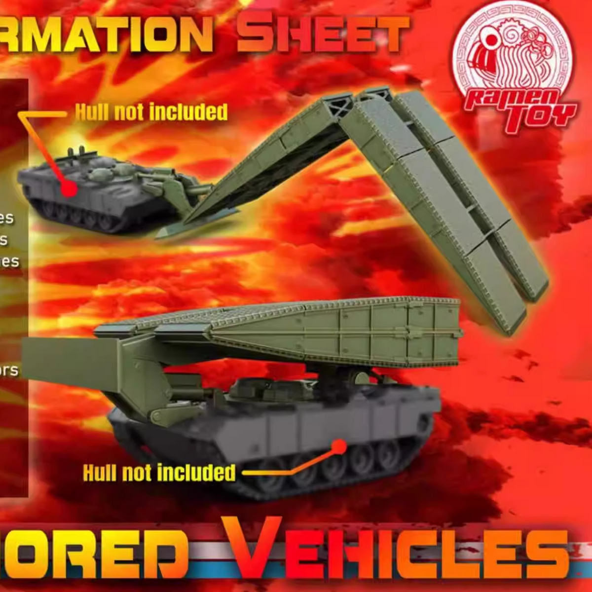 Bridge Layer RAV01A 1/12 Scale Accessory Set BY RAMEN TOY Expected del ...