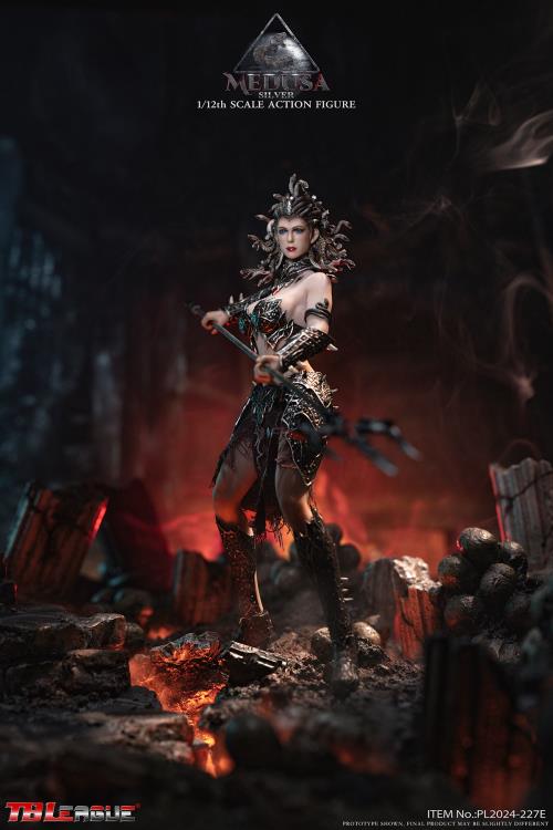 Medusa (Silver Human Form) 1/12 Scale Action Figure BY TBLEAGUE ...